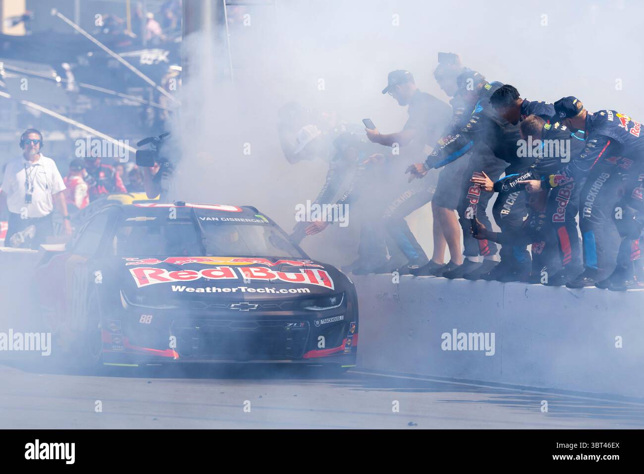 SONOMA, CA - JULY 13: Shane Van Gisbergen (#88 Trackhouse Racing Red ...