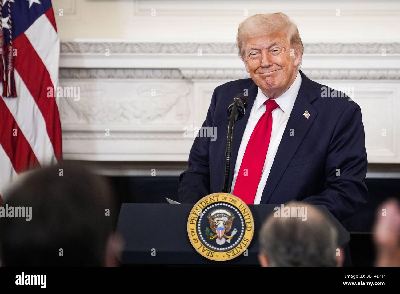 President Donald Trump participates in the White House Faith Office ...