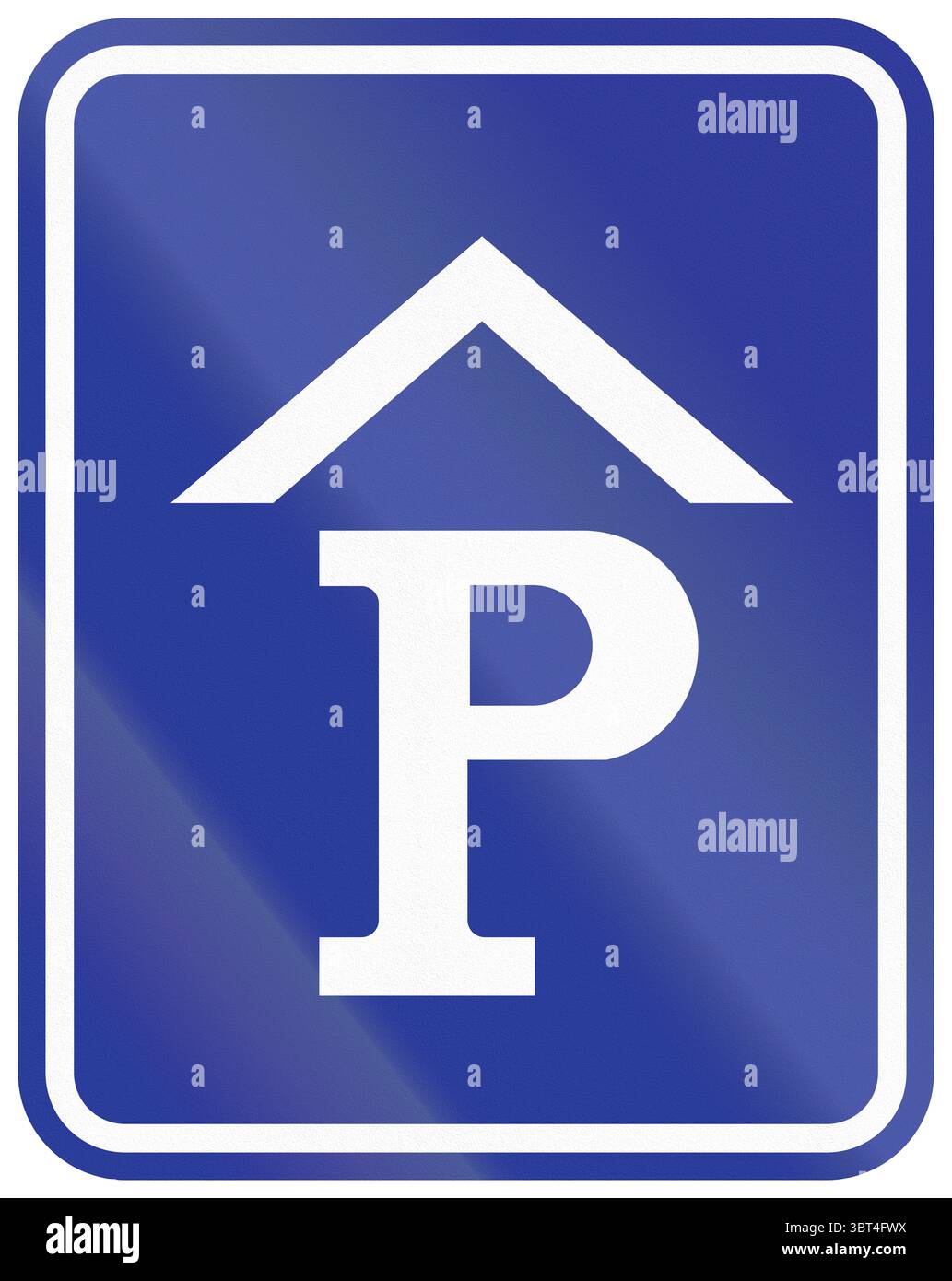 Road sign in China - Parking deck Stock Photo - Alamy