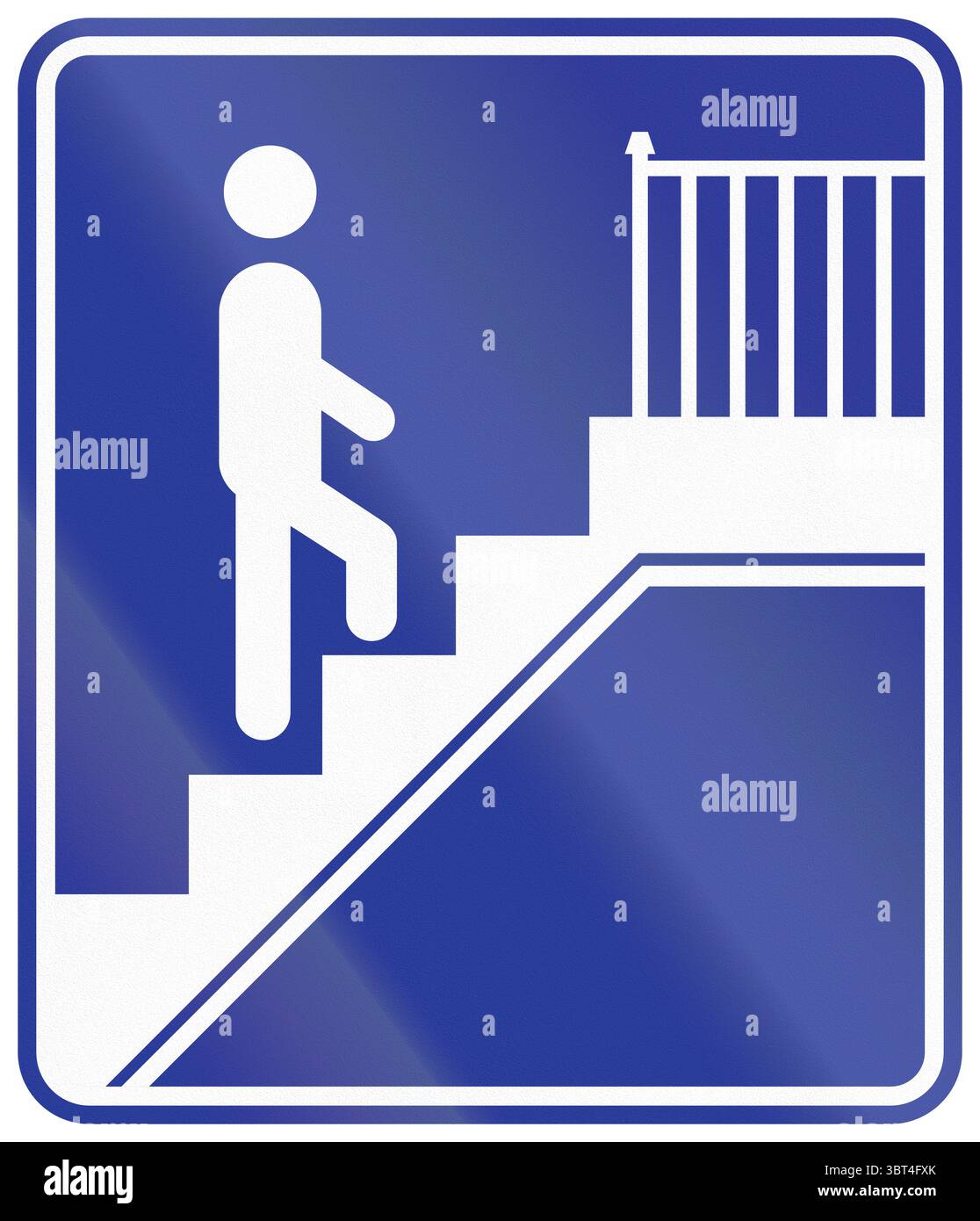 Road sign in China - Pedestrian overpass Stock Photo - Alamy