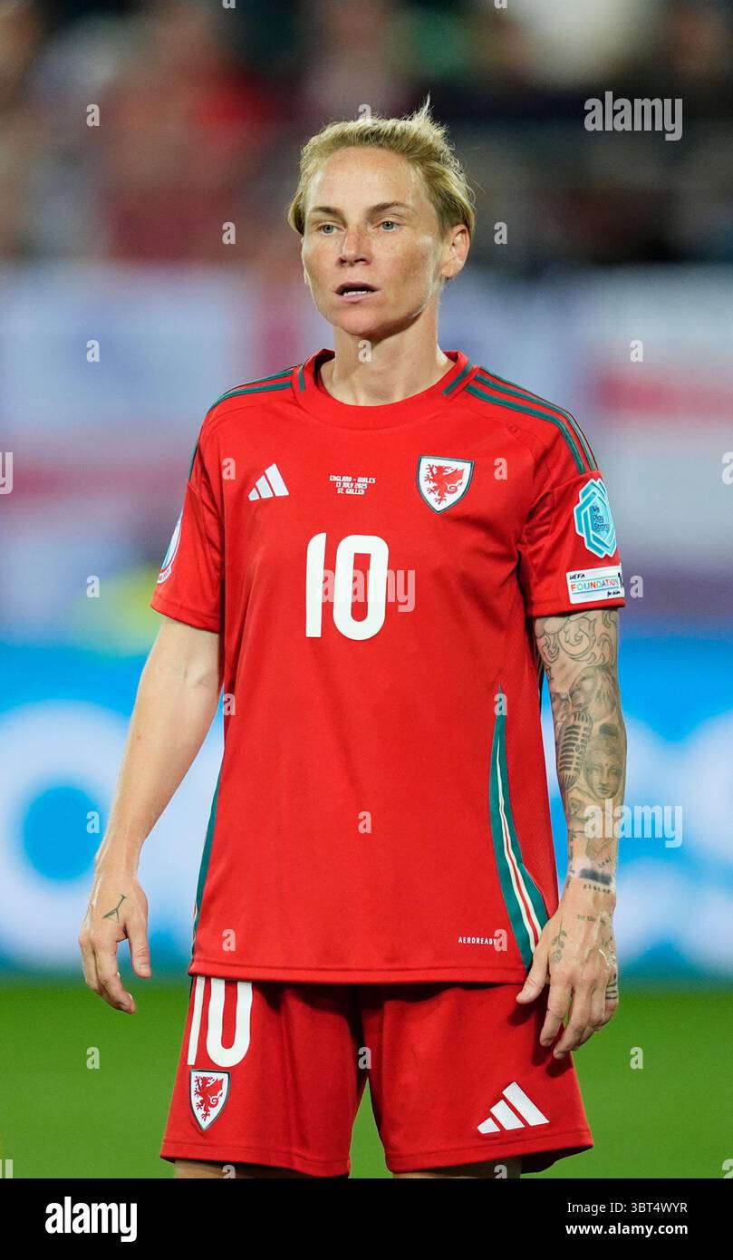Wales' Jess Fishlock during a UEFA Women's Euro 2025 Group D match at ...