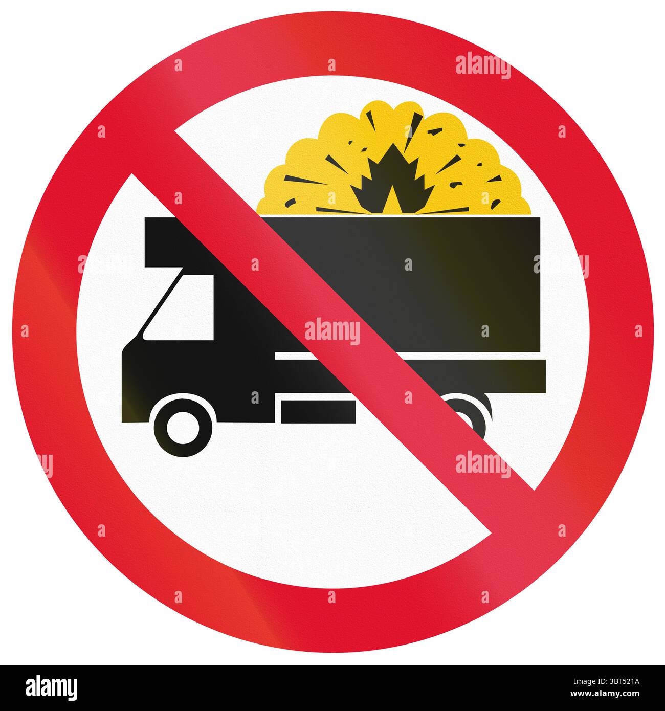 Chinese traffic sign used only in Hong Kong - Vehicles carrying ...