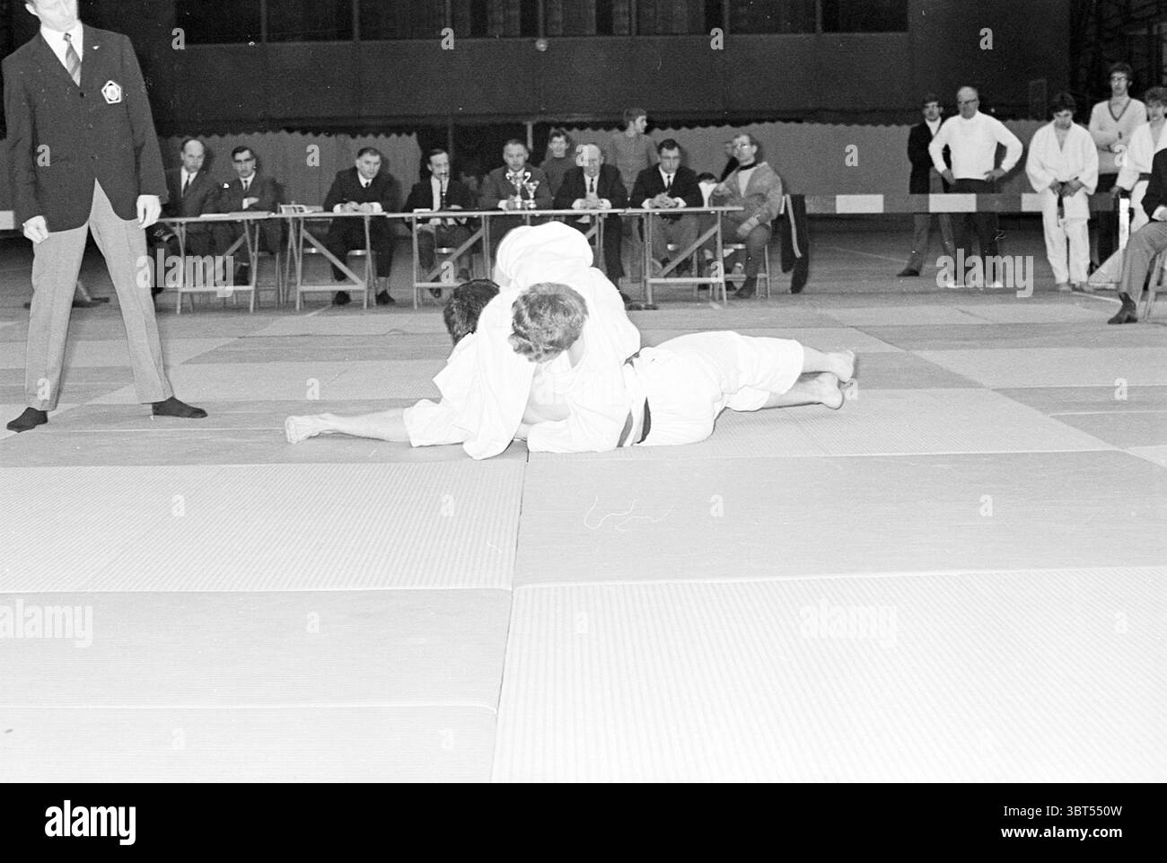 Wearing traditional judo uniforms hi-res stock photography and images ...