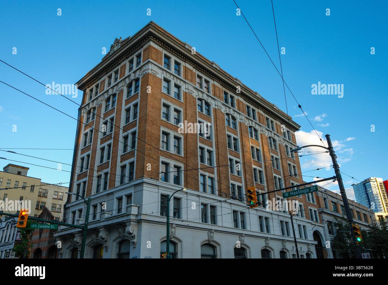The historic Daily Province commercial building at the corner of Cambie ...