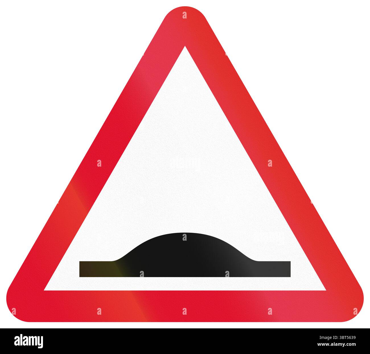 Chinese warning road sign used only in Hong Kong - Hump Stock Photo - Alamy