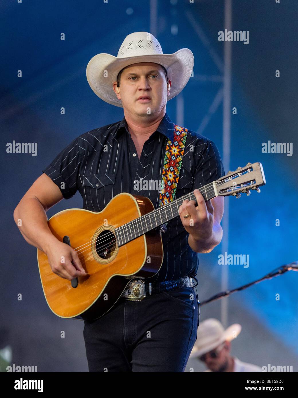 Jon Pardi during the Windy City Smokeout Music Festival at United Center on July 13, 2025, in ...