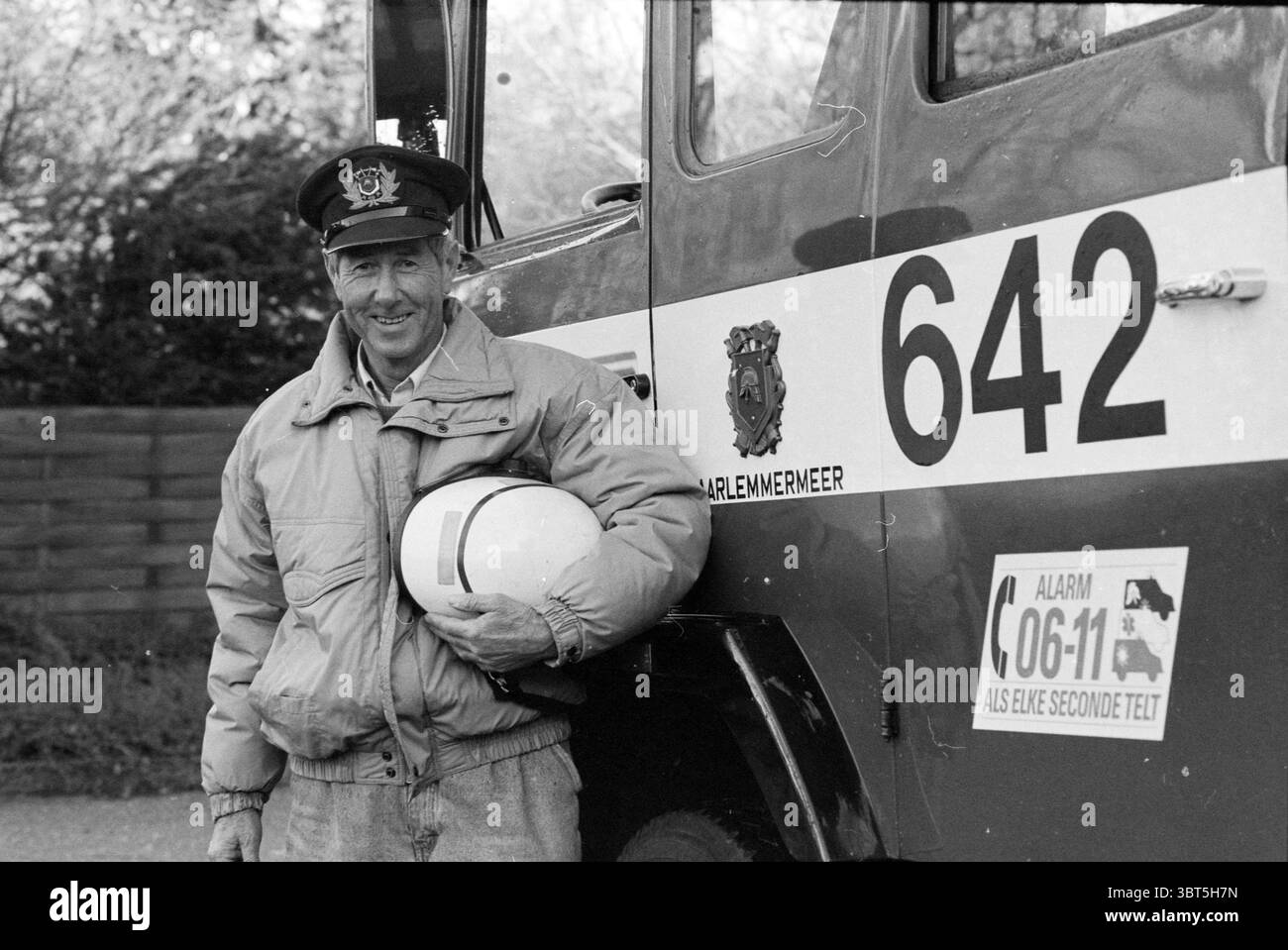 Standing side by side uniform authority Black and White Stock Photos ...