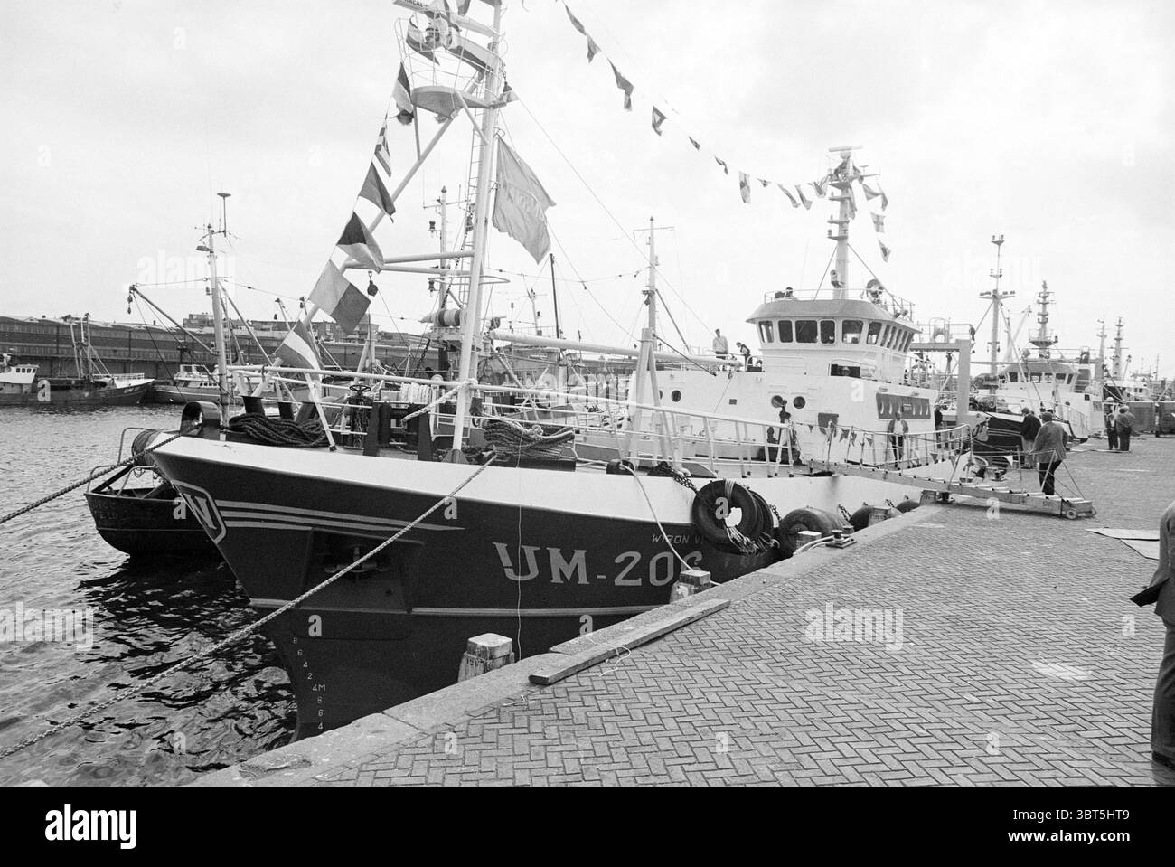 Colorful flags deep blue Black and White Stock Photos & Images - Alamy