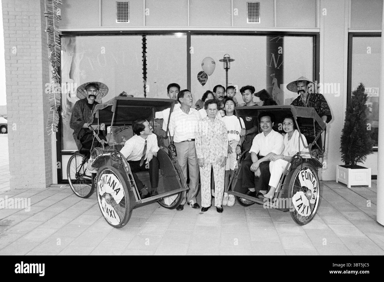 Adorned in vibrant traditional attire Black and White Stock Photos ...