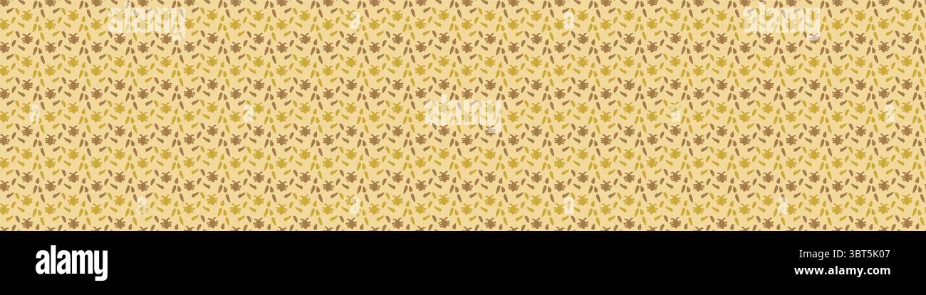 Abstract vintage squiggle seamless vector edging. Gender neutral ...
