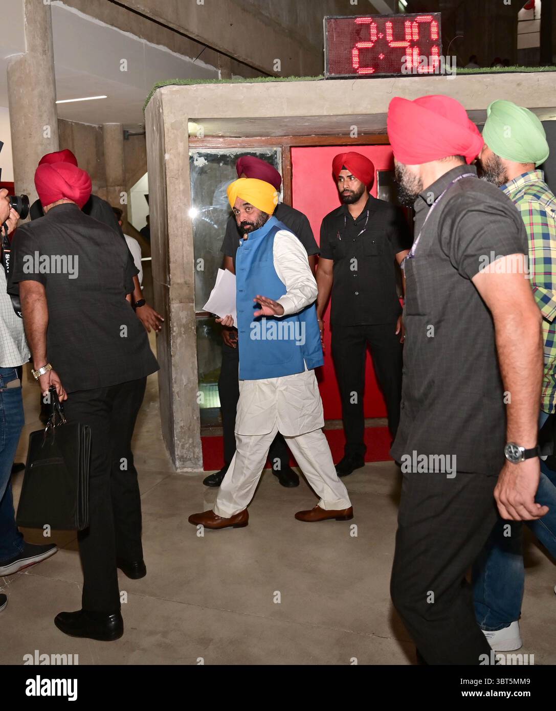 CHANDIGARH, INDIA - JULY 14: Punjab Chief Minister Bhagwant Singh Mann ...