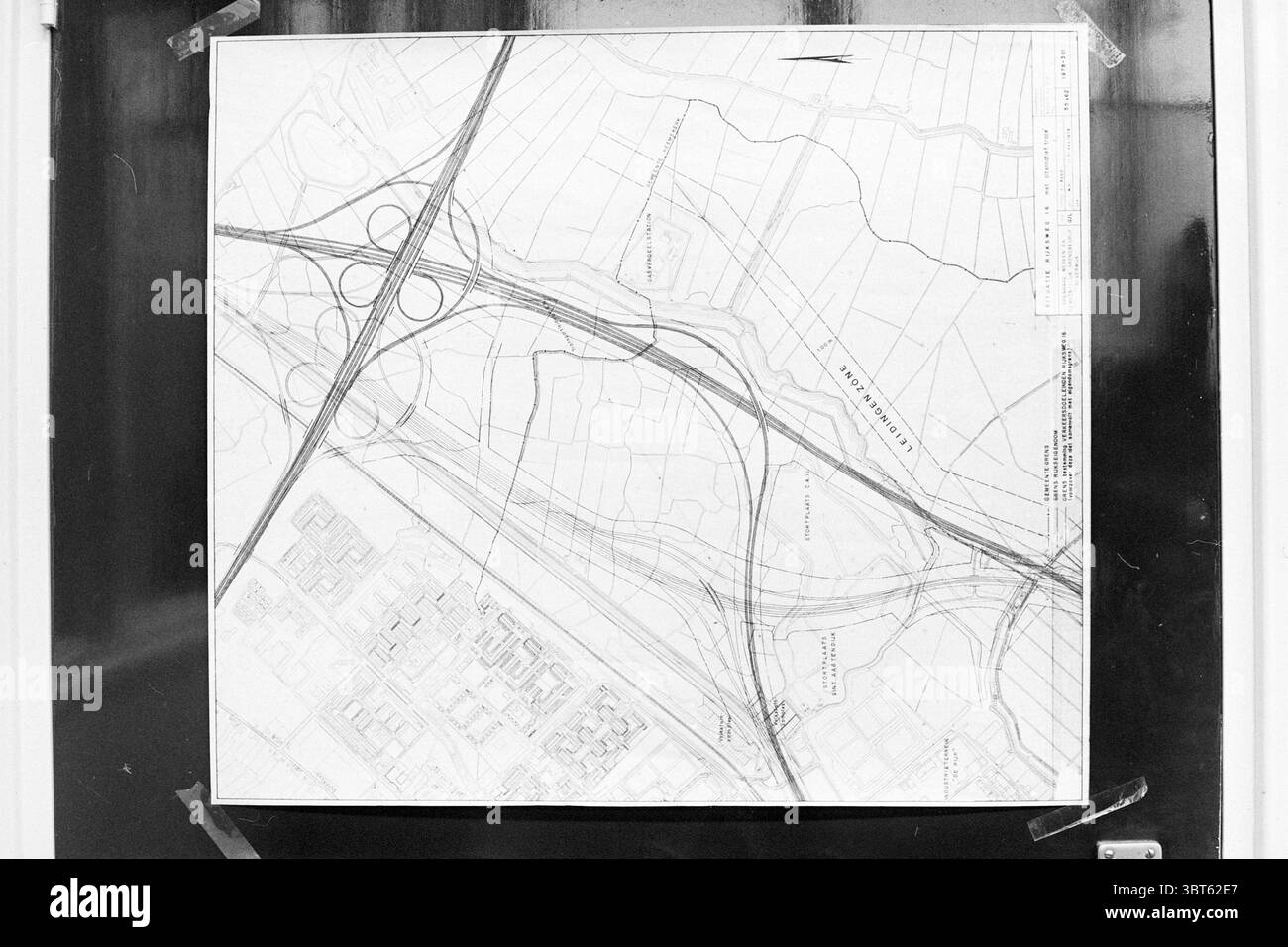 1950 road map hi-res stock photography and images - Alamy