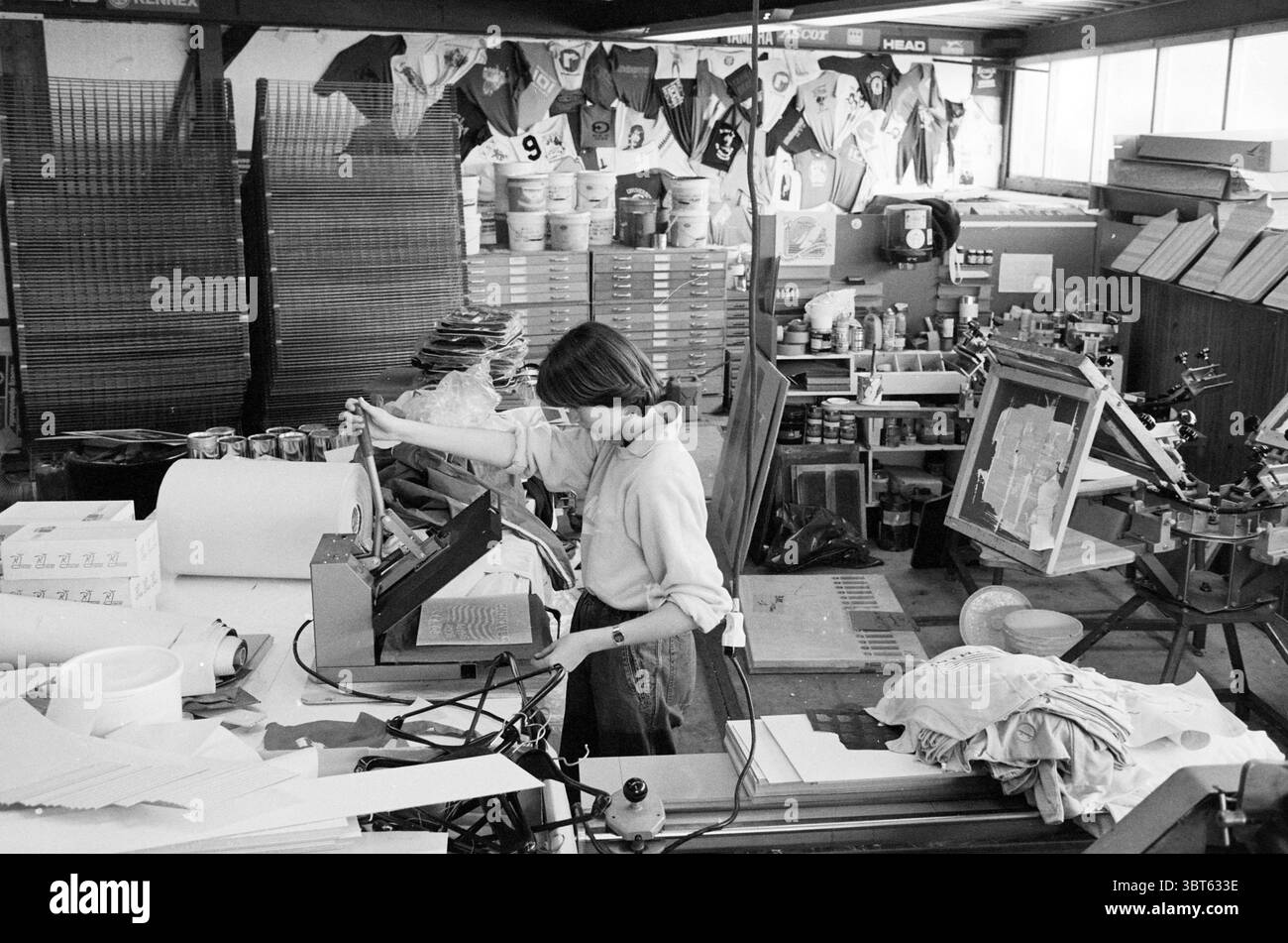 Screen printing patterns Black and White Stock Photos & Images - Alamy