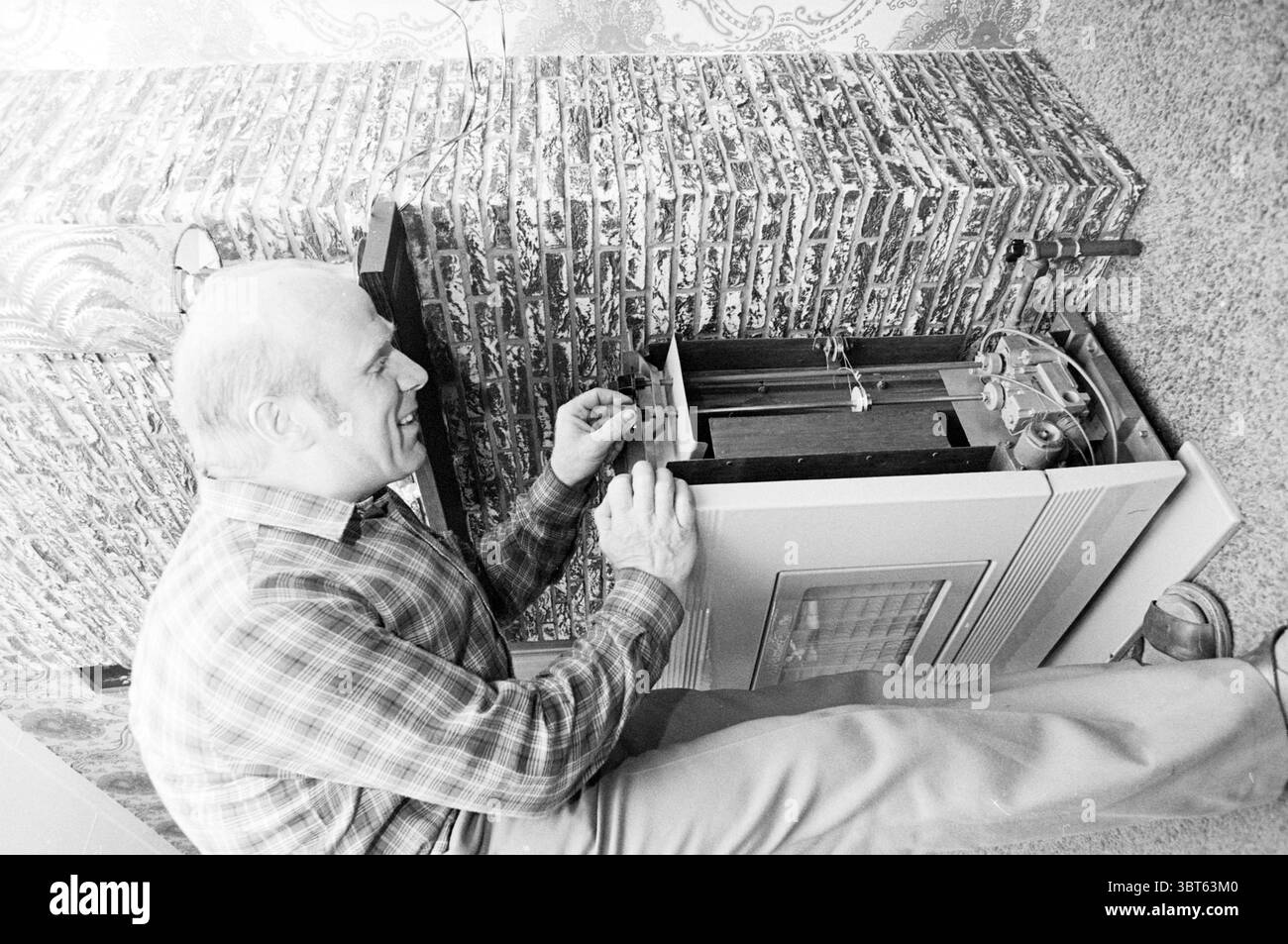 Older console Black and White Stock Photos & Images - Alamy