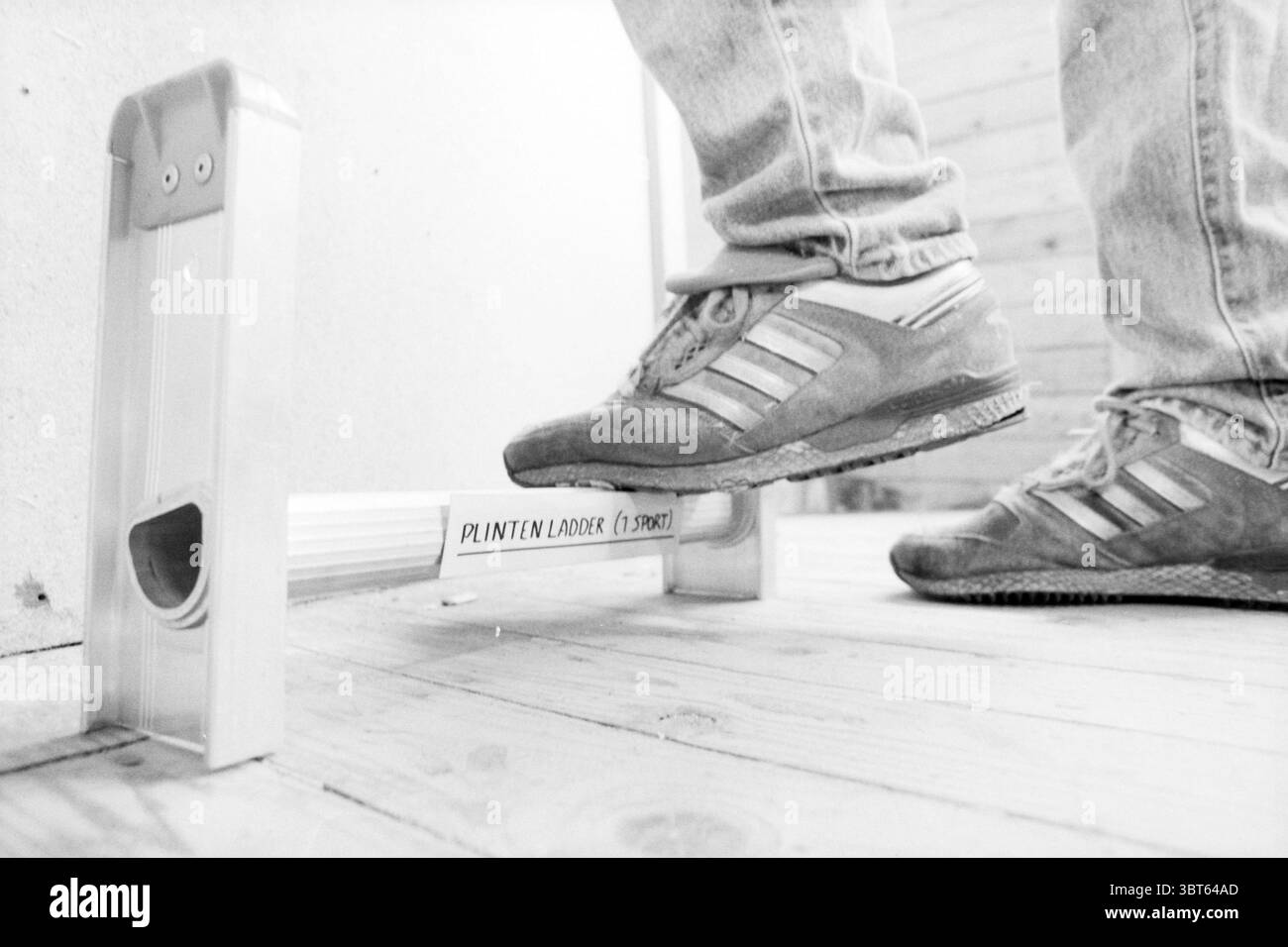 Plinth ladder Black and White Stock Photos & Images - Alamy