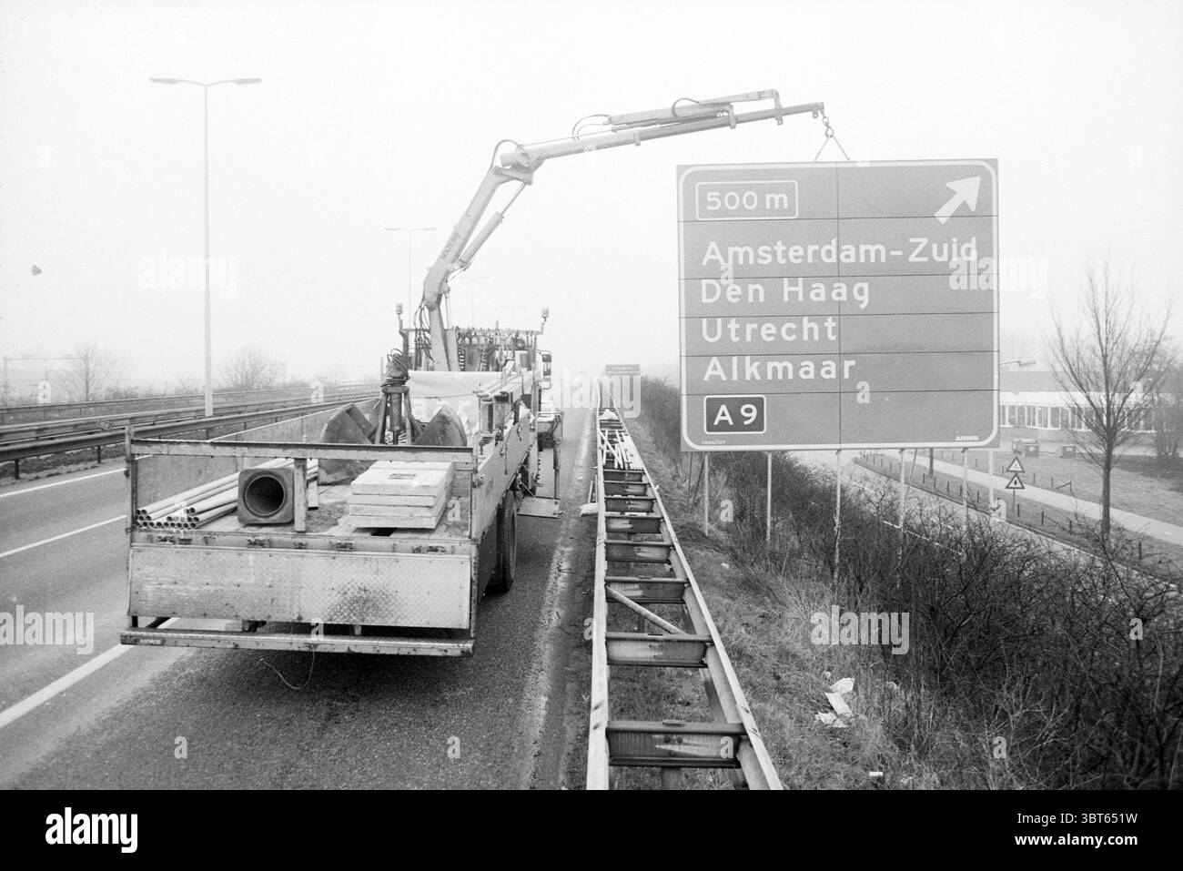 A9 road sign Black and White Stock Photos & Images - Alamy