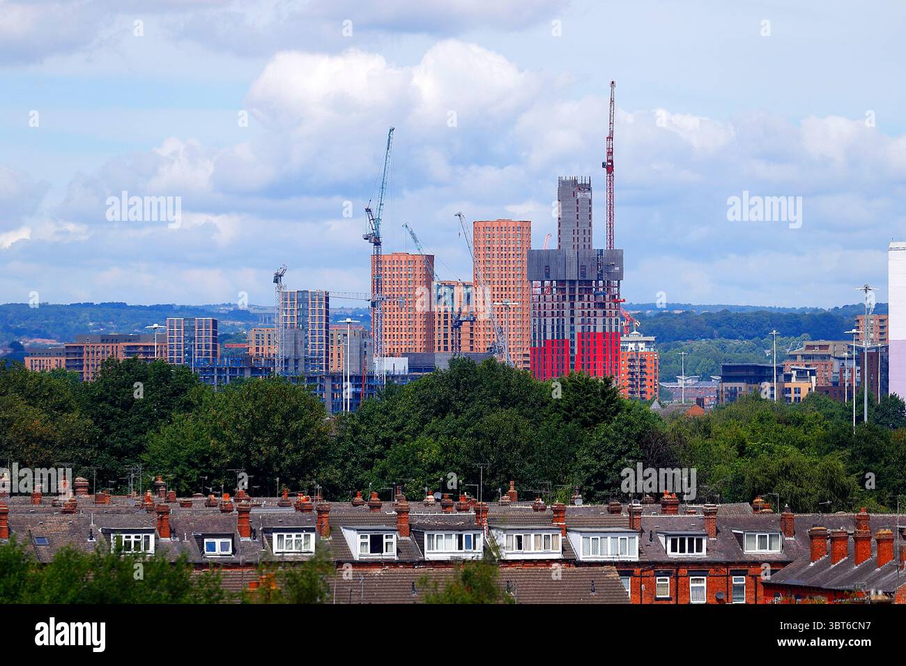 New apartments blocks and developments under construction on Whitehall ...