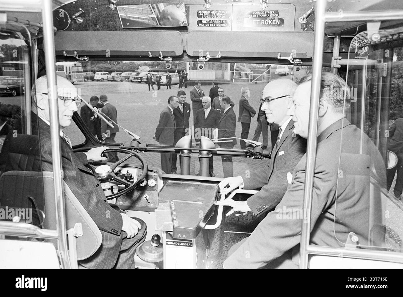 Vintage leyland bus interior Black and White Stock Photos & Images - Alamy