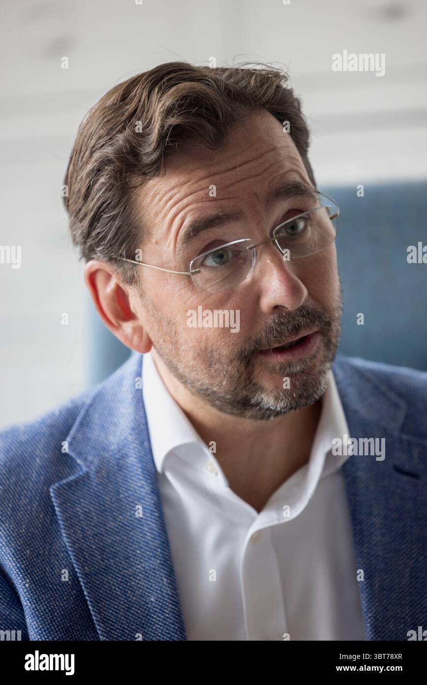 PRODUCTION - 14 July 2025, Germany, Ingelheim: Medard Schoenmaeckers ...