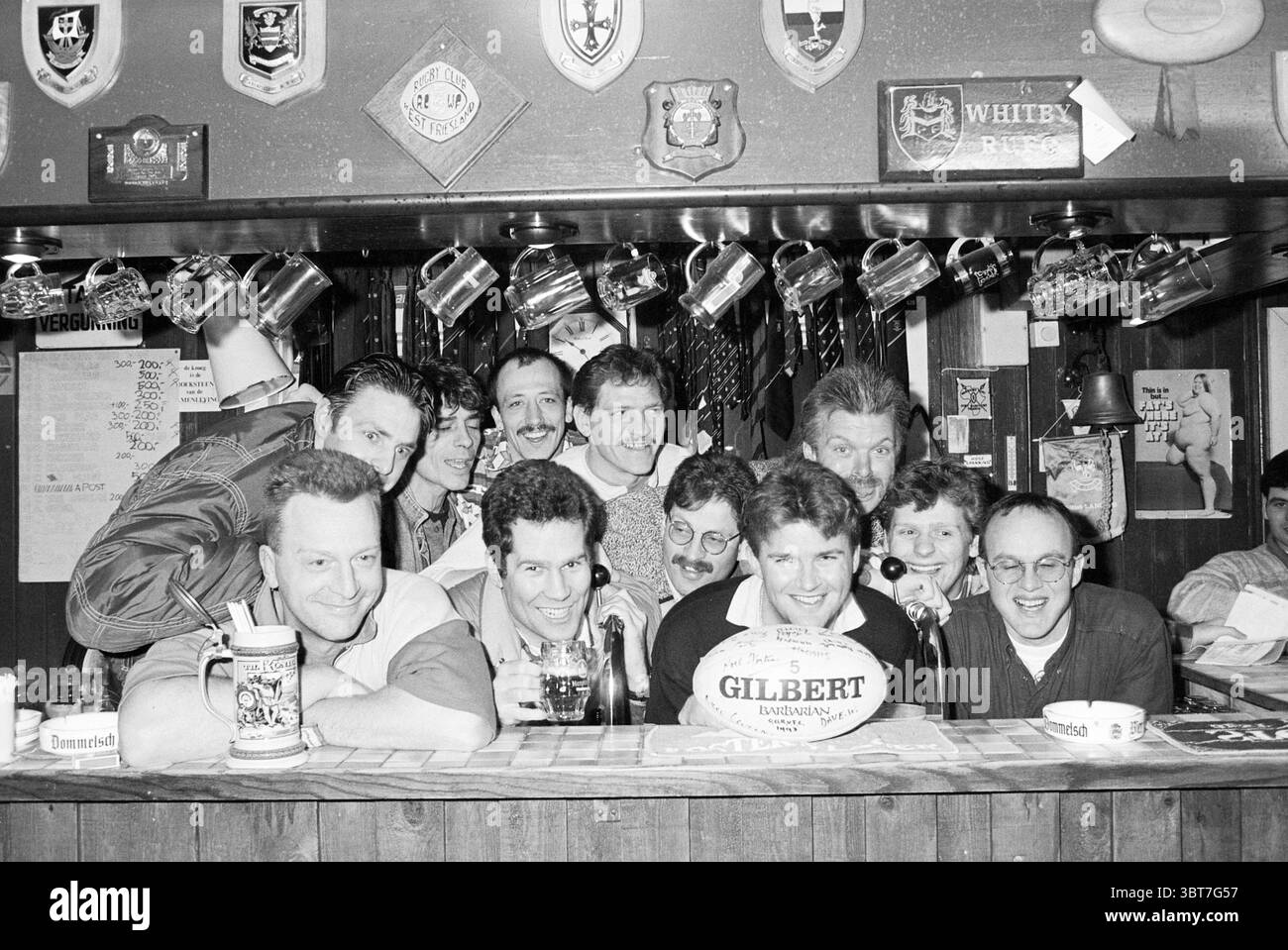 Rugby club bar Black and White Stock Photos & Images - Alamy