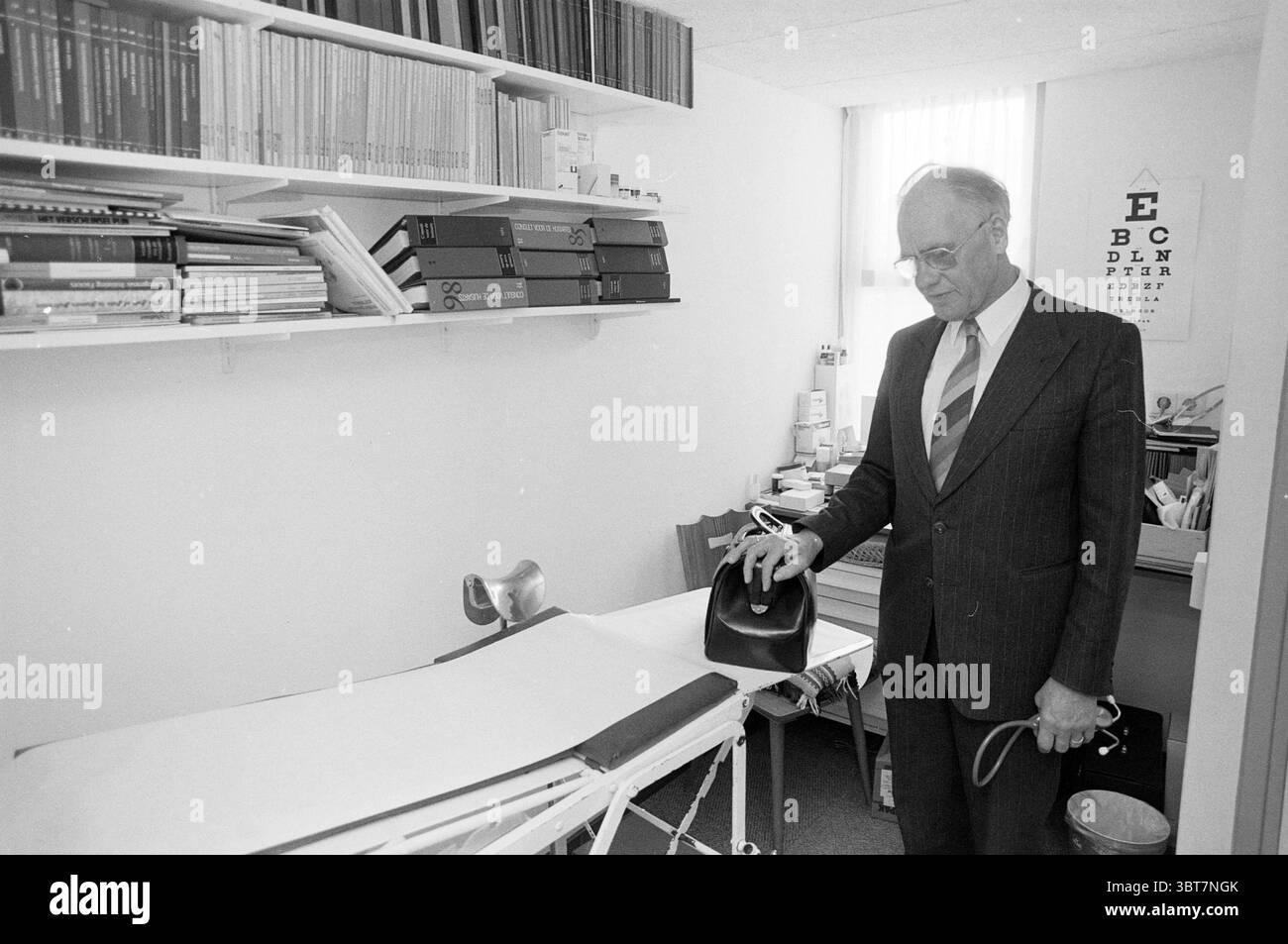 Vintage doctors table Black and White Stock Photos & Images - Alamy