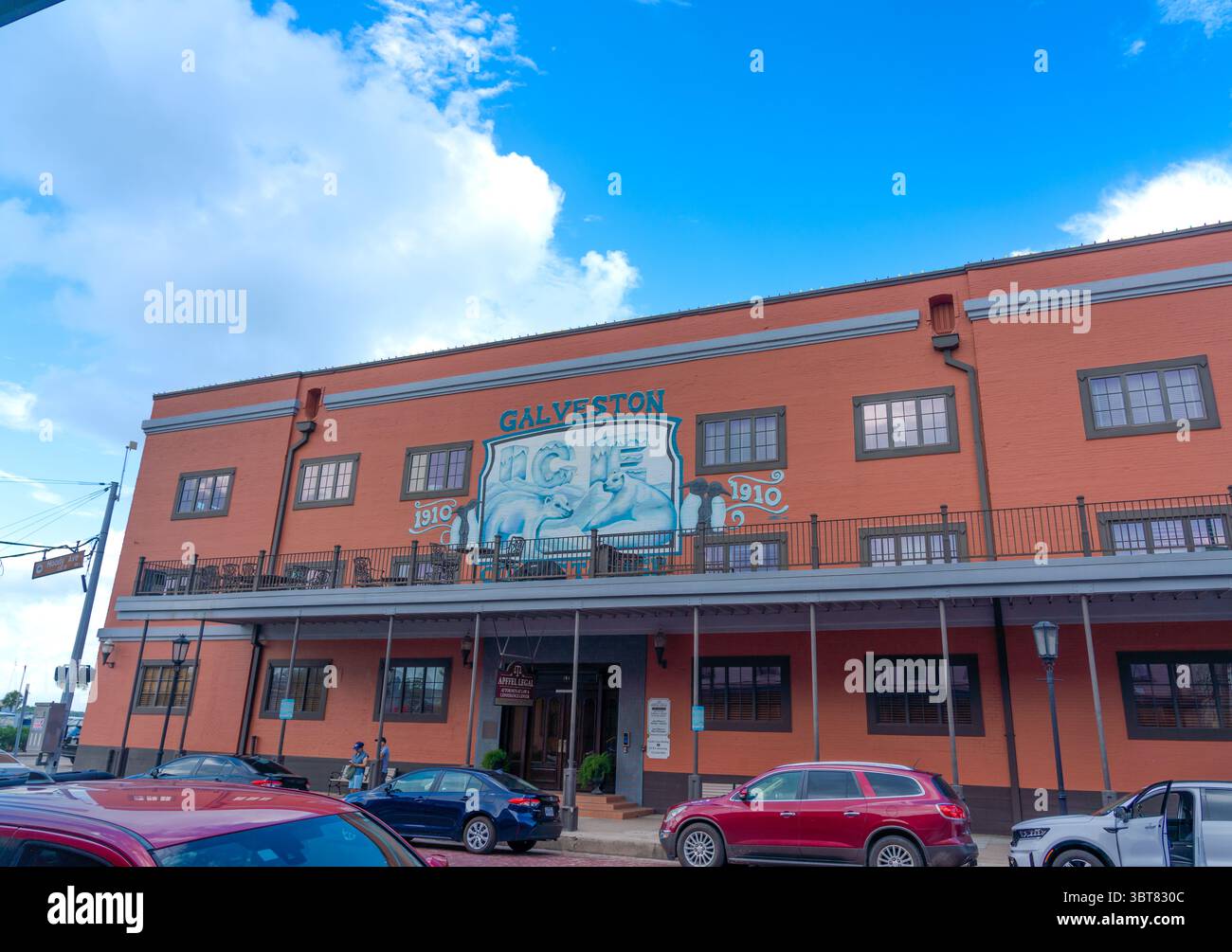 Galveston, USA - July 11, 2025: Galveston Seafood Company building with ...