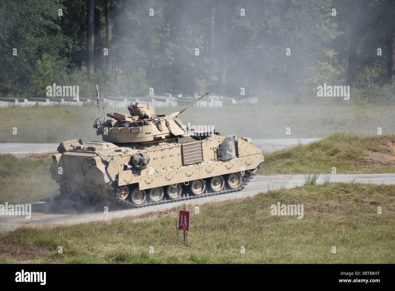 September 25, 2019 - Fort Stewart, Georgia, USA - A Bradley Fighting ...