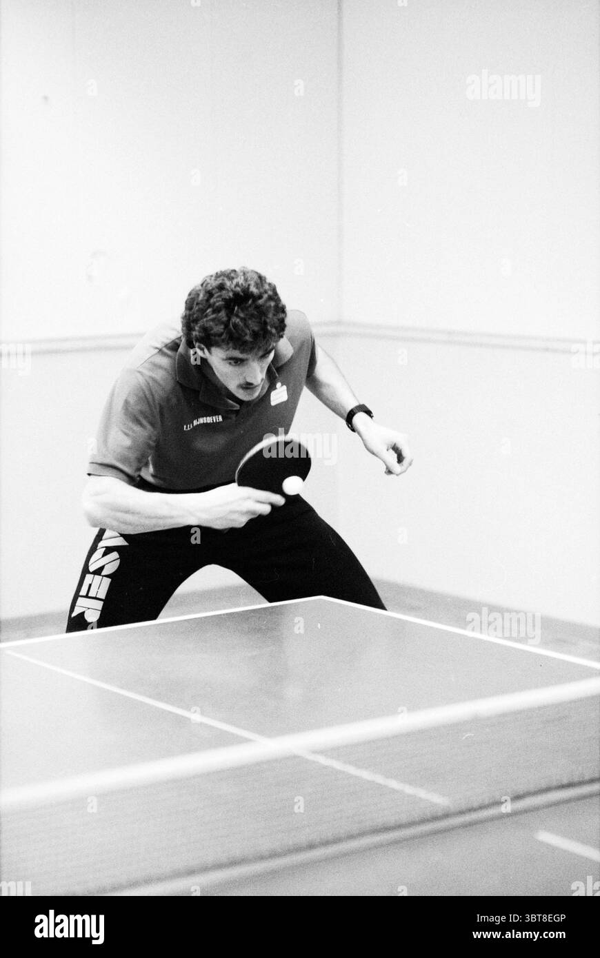 Table Tennis Final Peter Duijn Frank Maaskant and Marco Cecchi Table ...