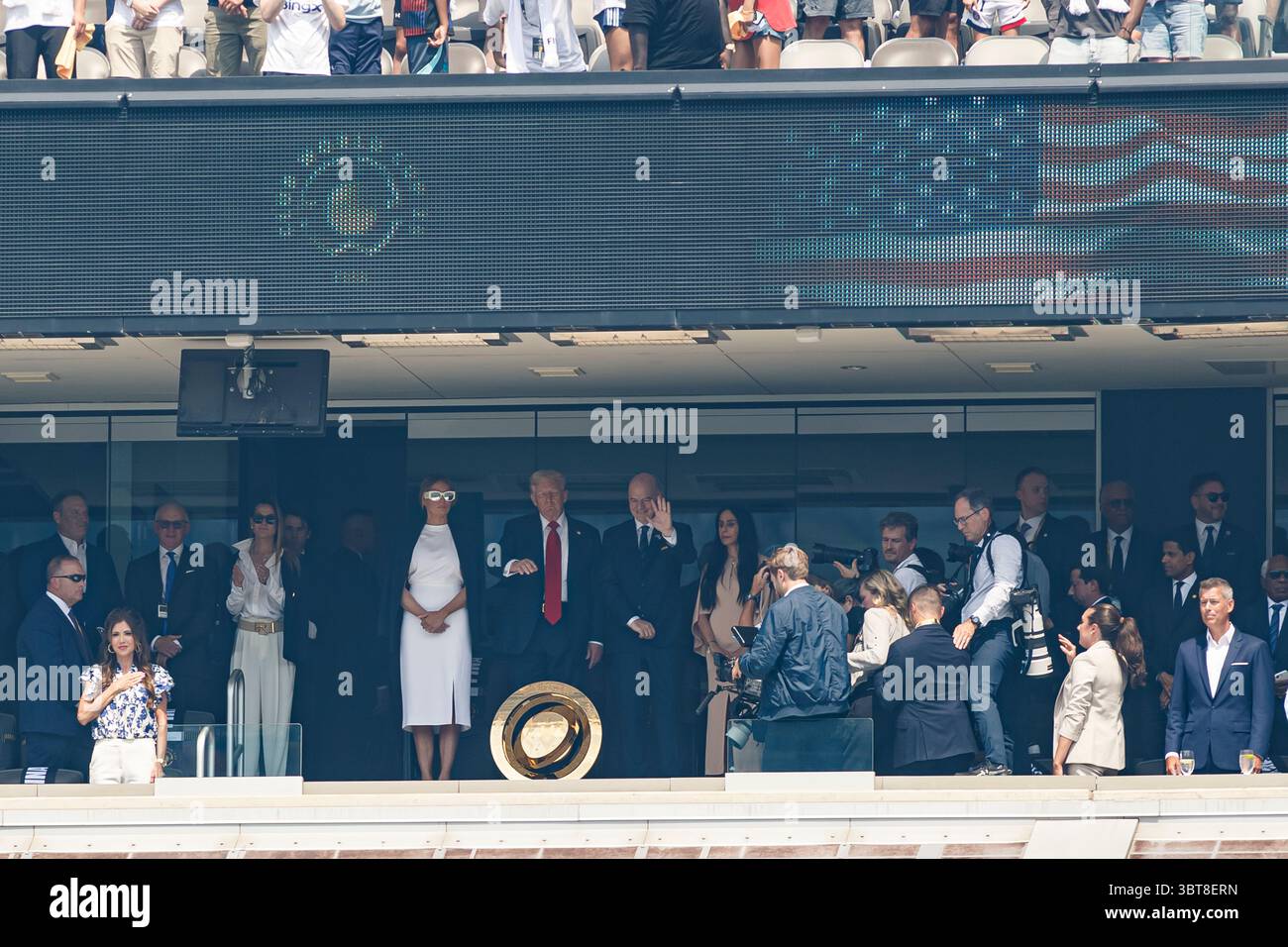 New Jersey - July 13: U.S. President Donald Trump and first lady ...