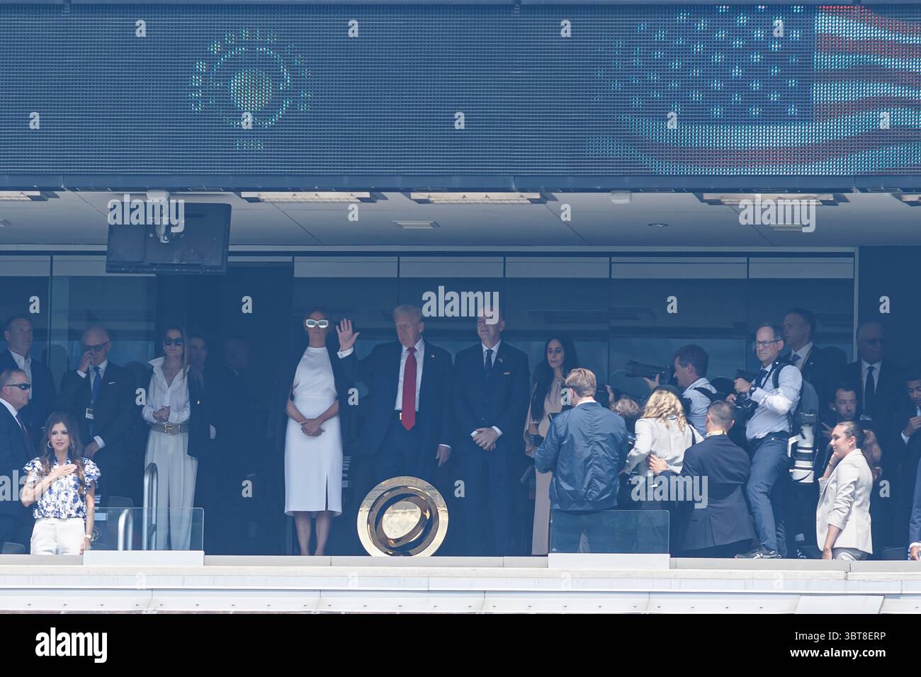 New Jersey - July 13: U.S. President Donald Trump and first lady ...