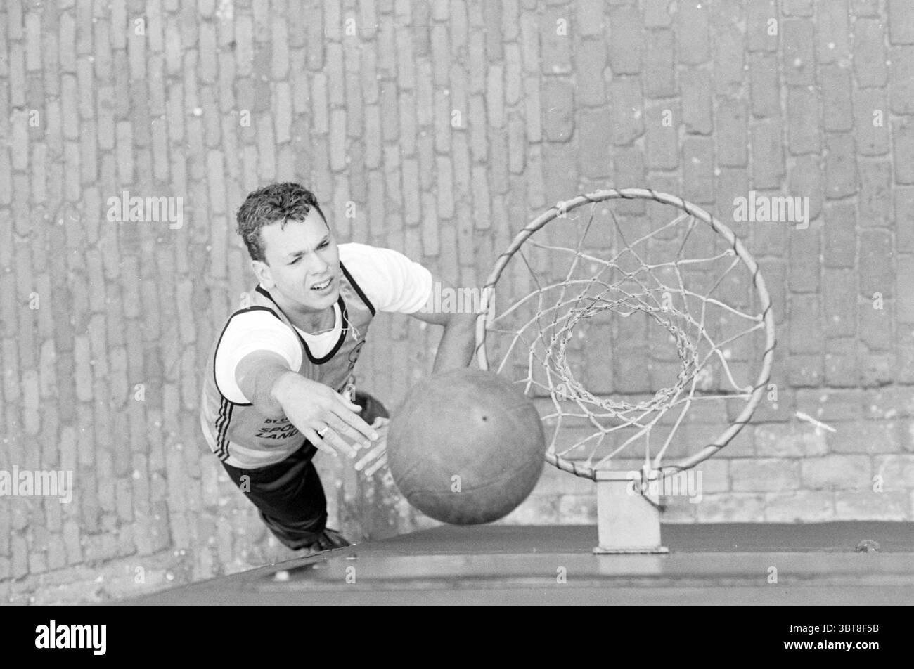 Basketball player, Whizgle News, Dutch Desk, The Netherlands, 1950 ...