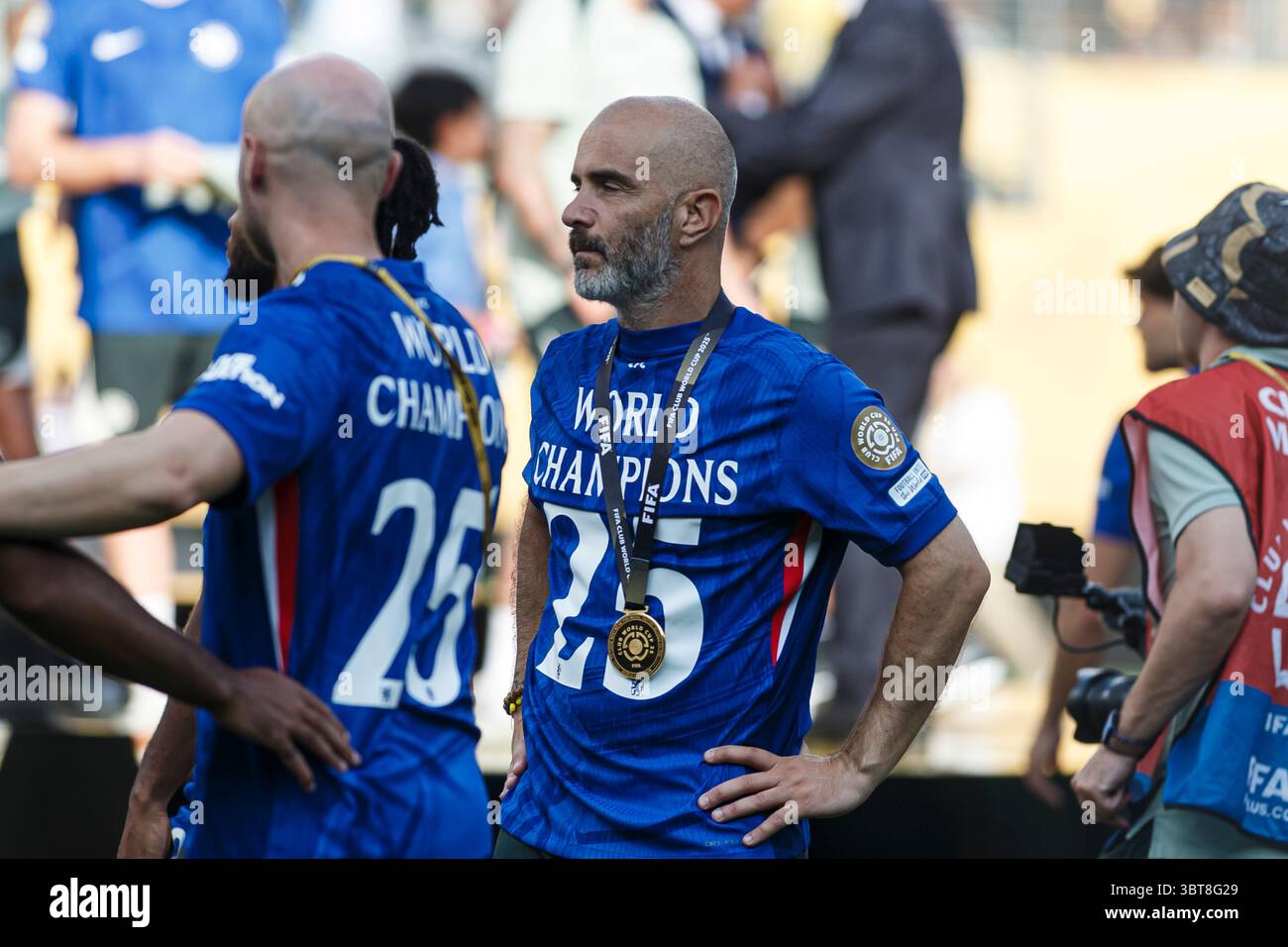 New Jersey - July 13: Chelsea FC Head Coach Enzo Maresca during the ...