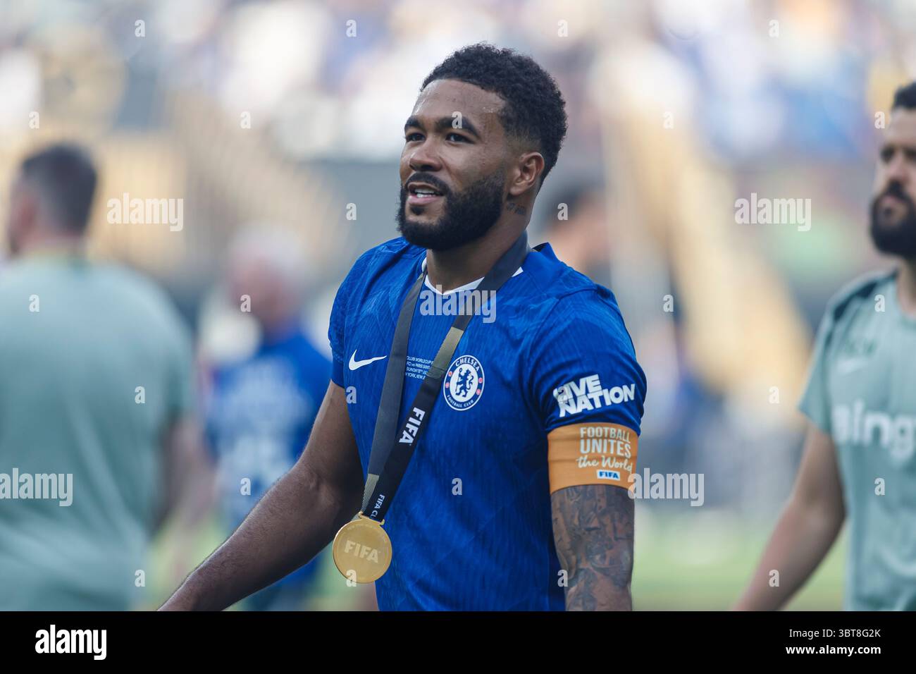 New Jersey - July 13: Reece James of Chelsea FC with Gold medal after ...