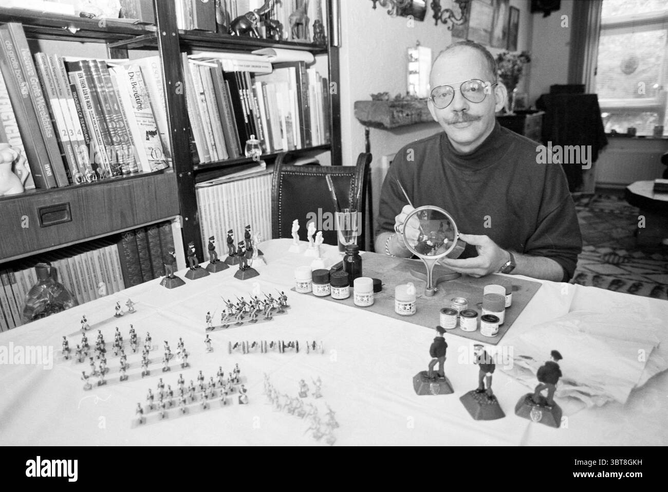 Mr. Van Riel with tin soldiers games and toys, Whizgle News, Dutch Desk ...