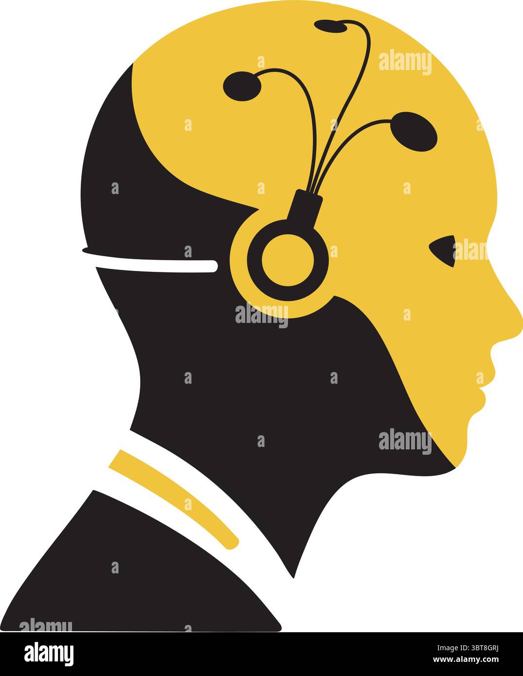 Computer machine interaction Cut Out Stock Images & Pictures - Alamy