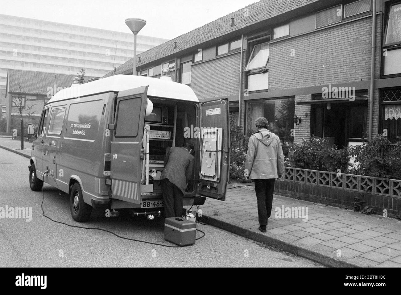 Utility van occupies part hi-res stock photography and images - Alamy