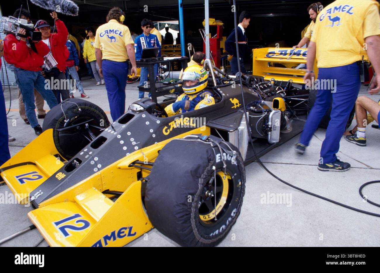 1987 Ayrton Senna - Camel Honda Team Lotus - Lotus 99T - Japanese Grand ...