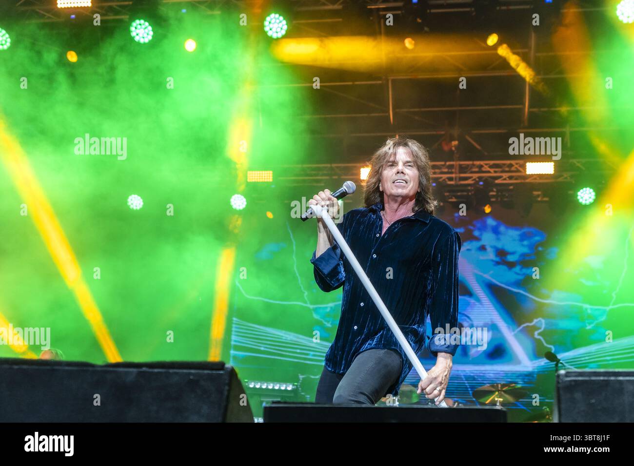 Genoa, Monday, July 14, 2025. Europe, Joey Tempest's band, will perform ...
