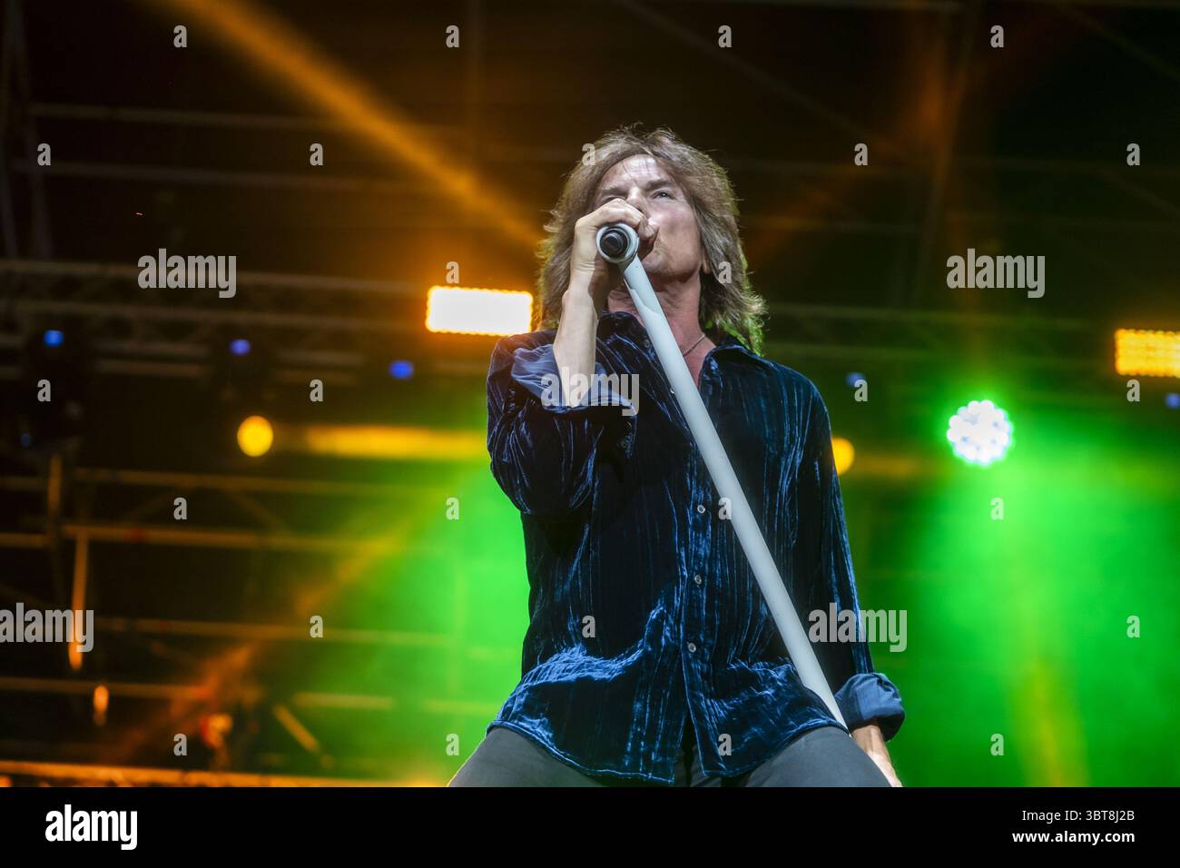 Genoa, Monday, July 14, 2025. Europe, Joey Tempest's band, will perform ...