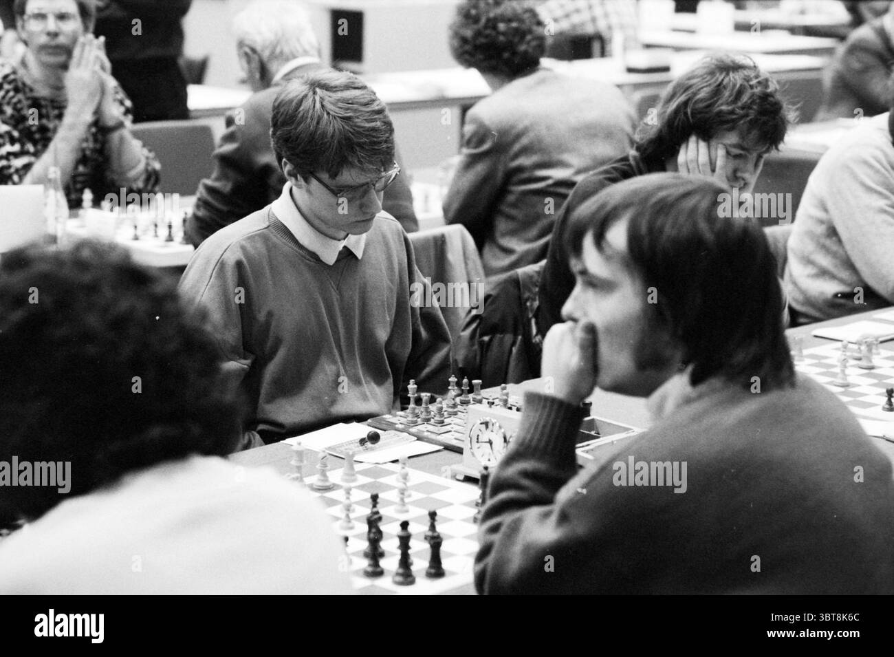 Blind chess player reserve master group Blast Furnace Chess Tournament ...