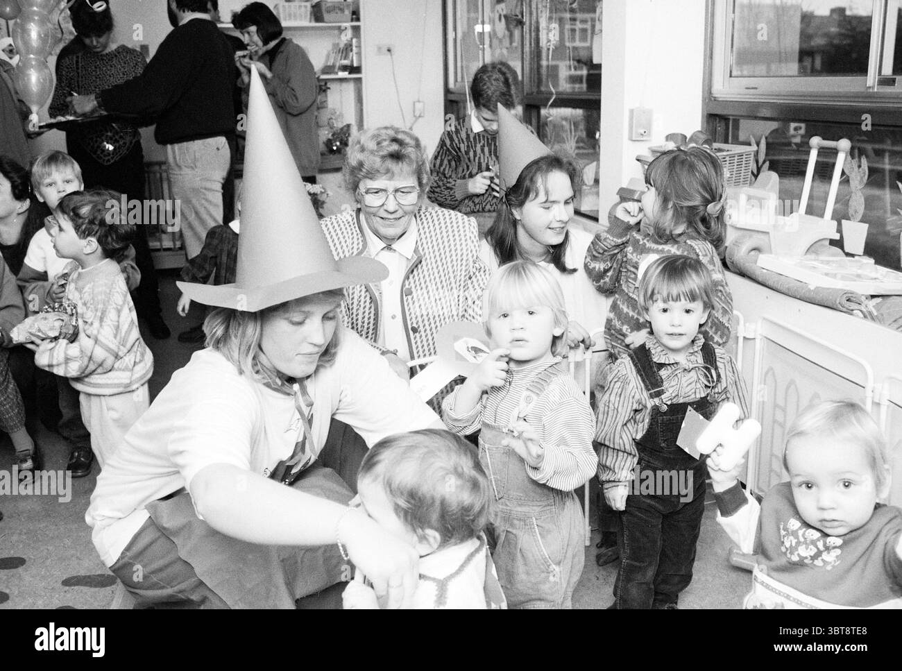 Wearing playful pointy hats hi-res stock photography and images - Alamy