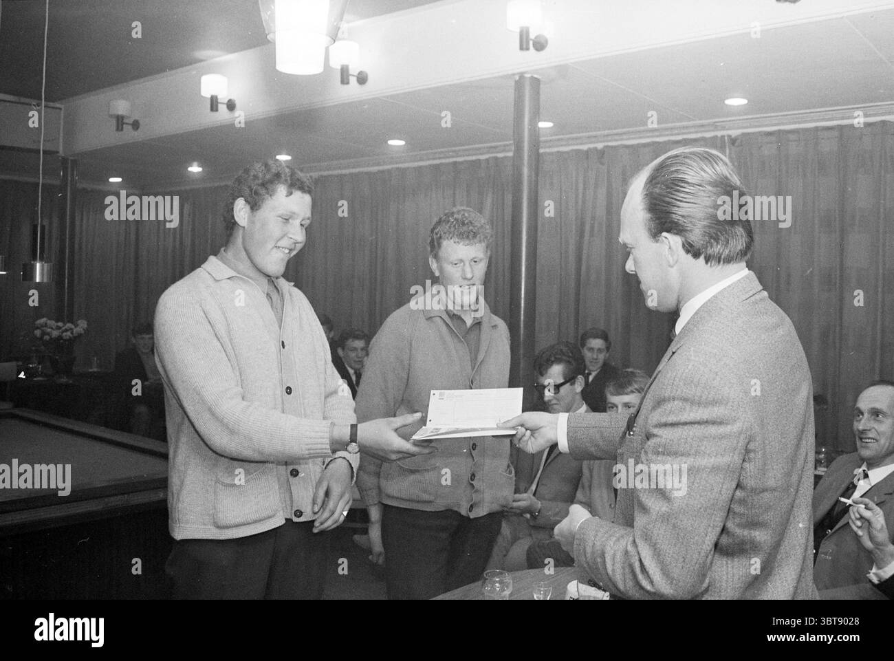 2 middle aged men Black and White Stock Photos & Images - Alamy