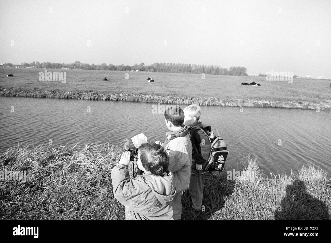 Calm shallow water reflects Black and White Stock Photos & Images - Alamy