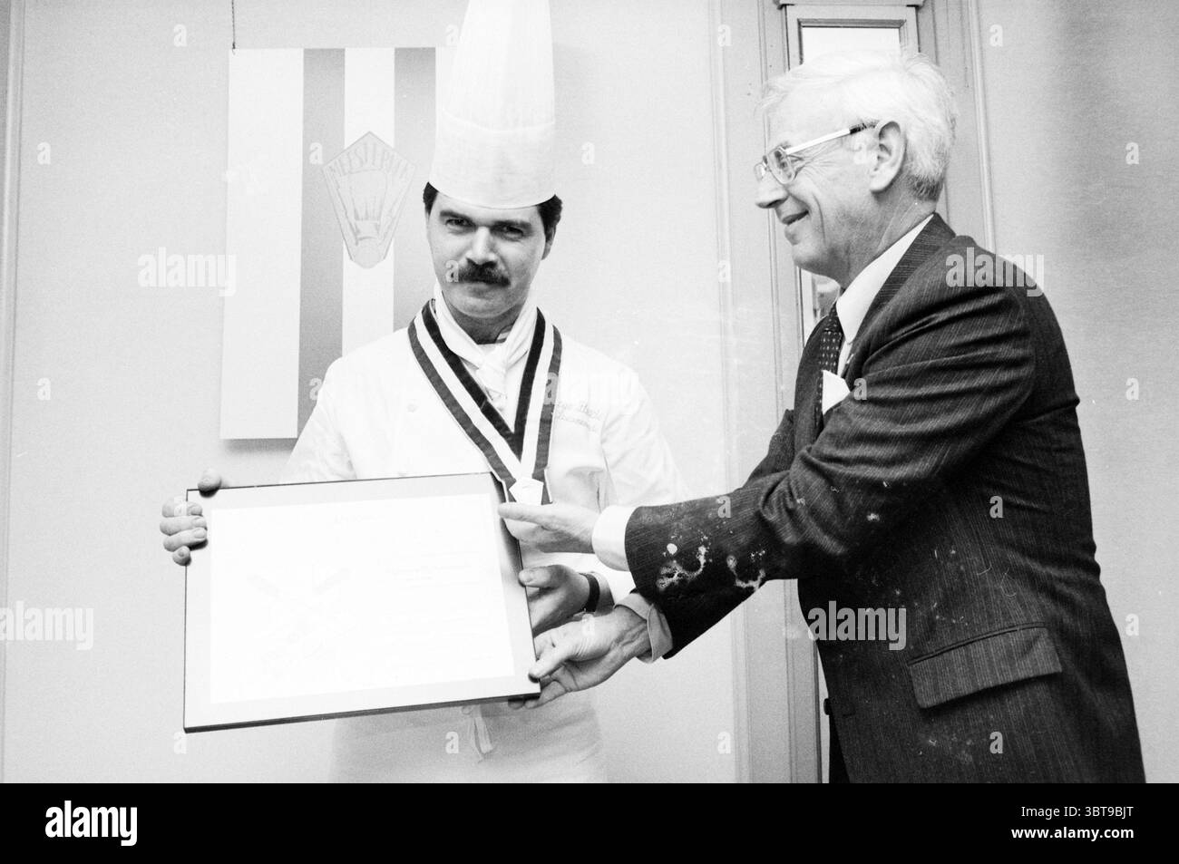 Classic white chefs uniform complete hi-res stock photography and ...