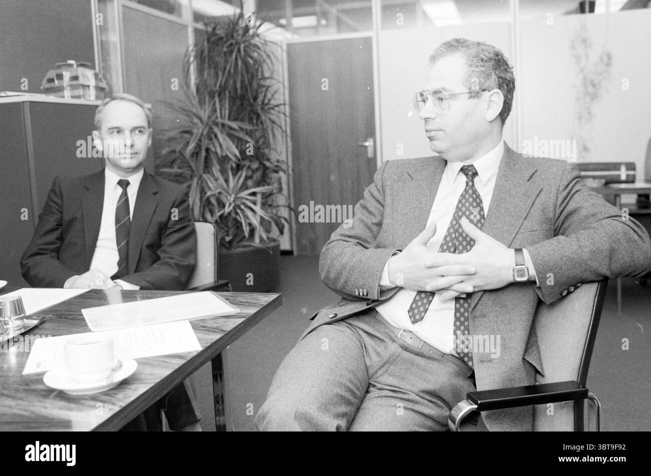 In bright modern office professional Black and White Stock Photos ...