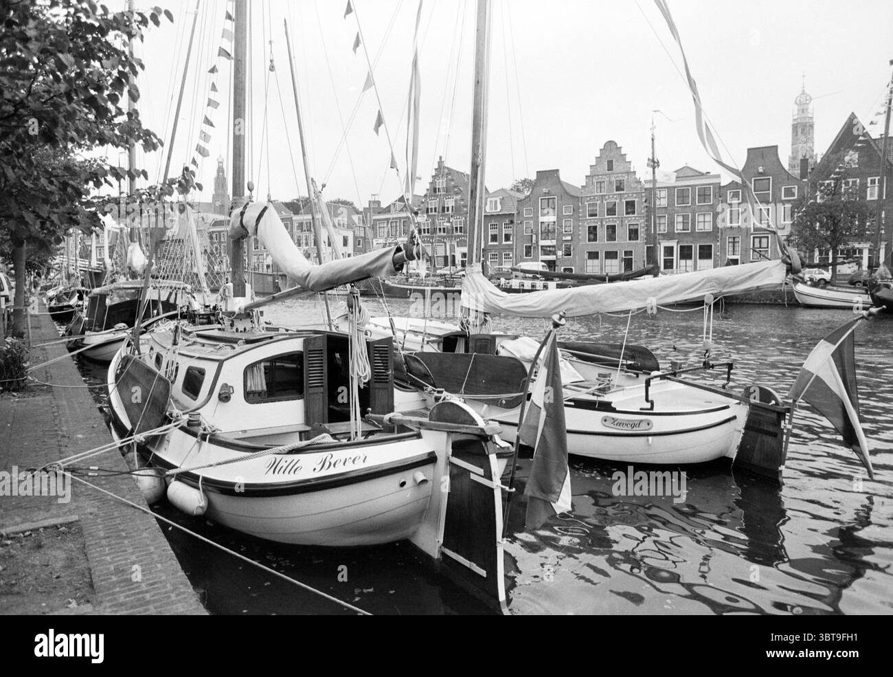 Red blue boat in Black and White Stock Photos & Images - Alamy