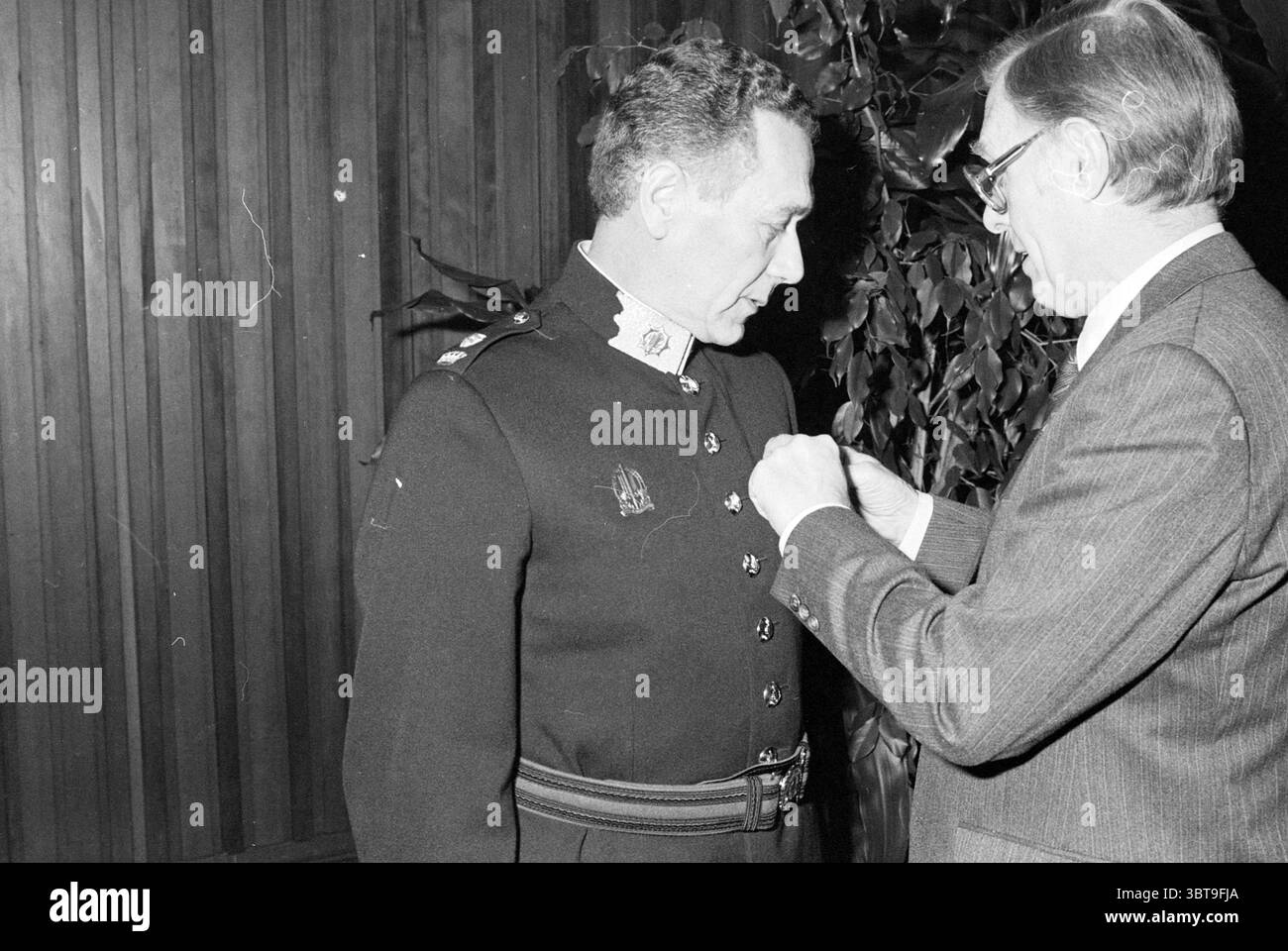 Farewell commissioner bartels haarlem police hi-res stock photography ...