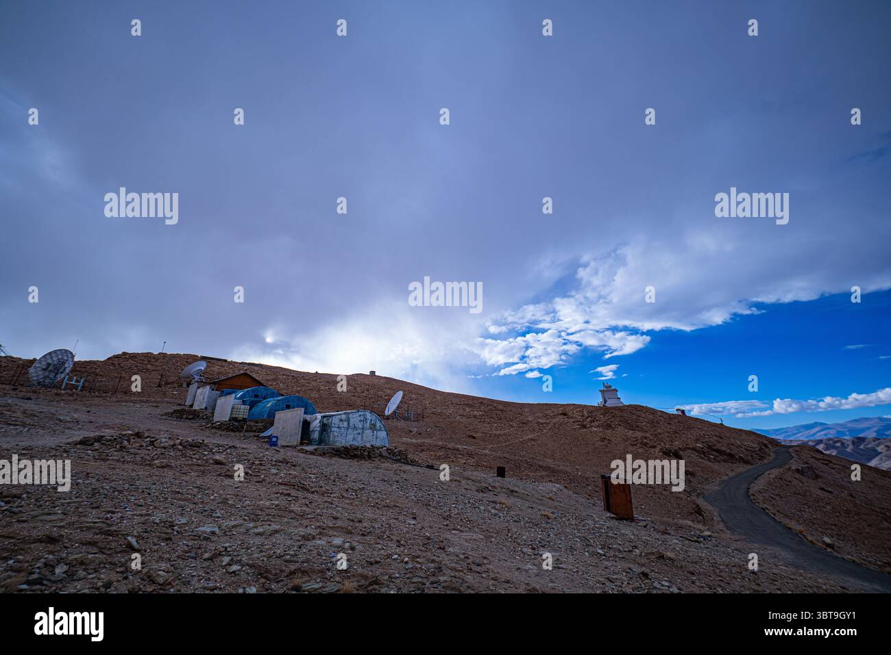The area around Hanle Observatory, home to the world's tallest optical infrared telescope ...