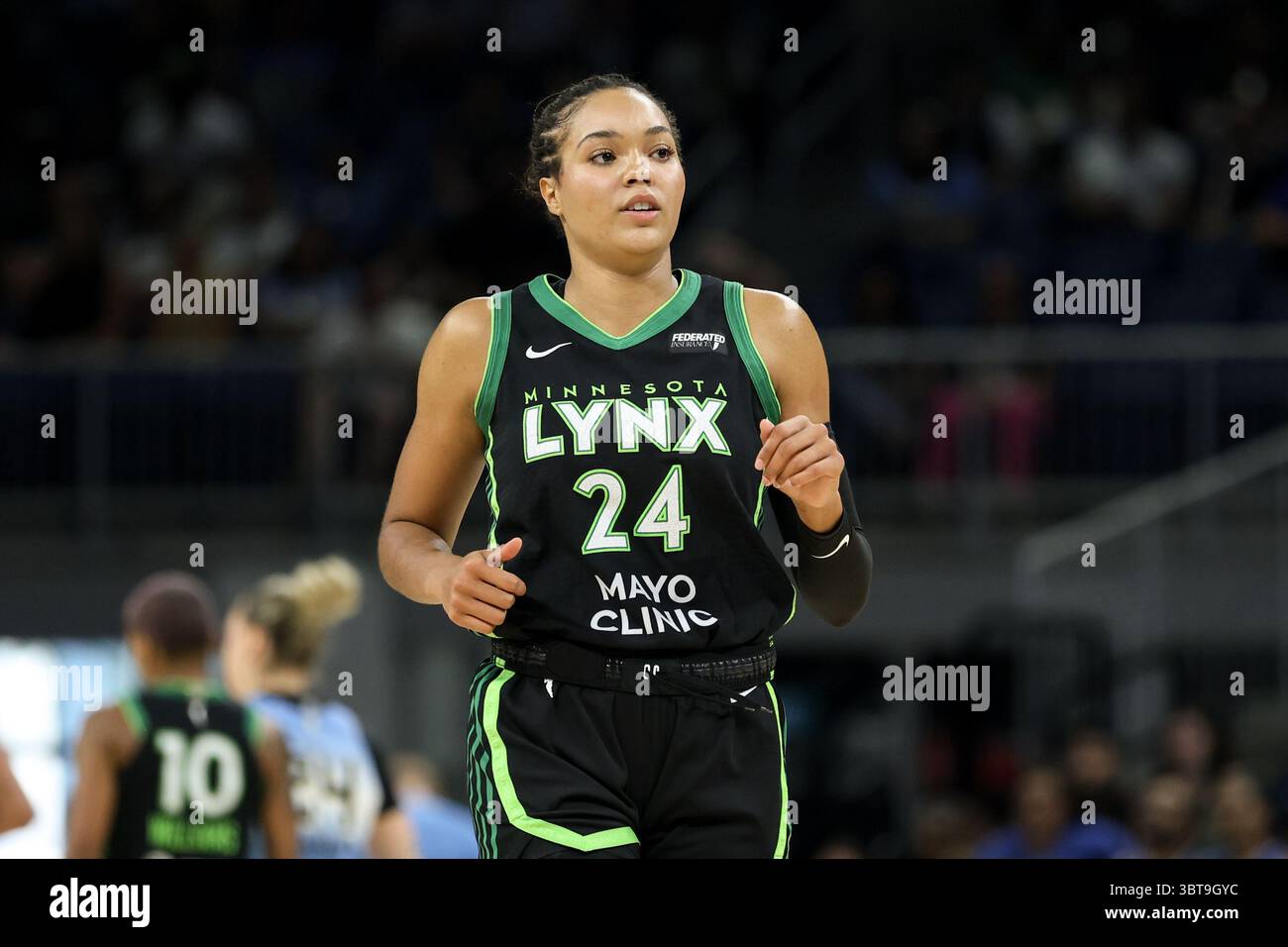 Chicago, USA, July 14, 2025: Napheesa Collier (24 Minnesota Lynx) is ...