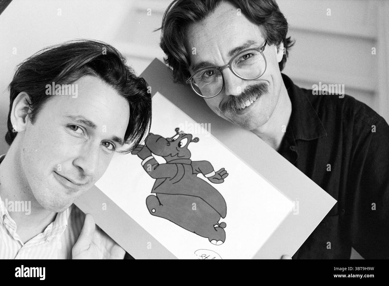 Bright colored cartoon Black and White Stock Photos & Images - Alamy